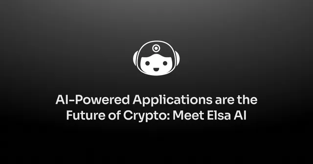 Introducing ElsaAI - The Crypto Co-Pilot